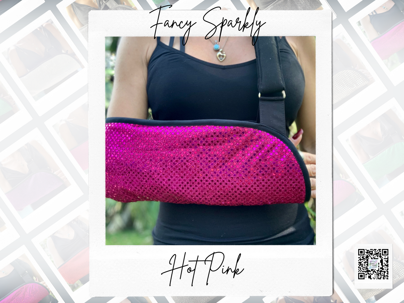 Arm Sling | Fancy Sparkly Arm Sling- several colors – Fracture Fashionz