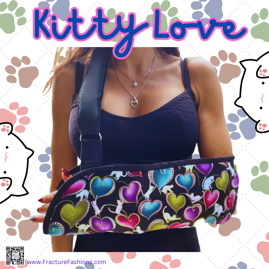Arm Sling | Kitty Love Fun Arm Sling – Fracture Fashionz
